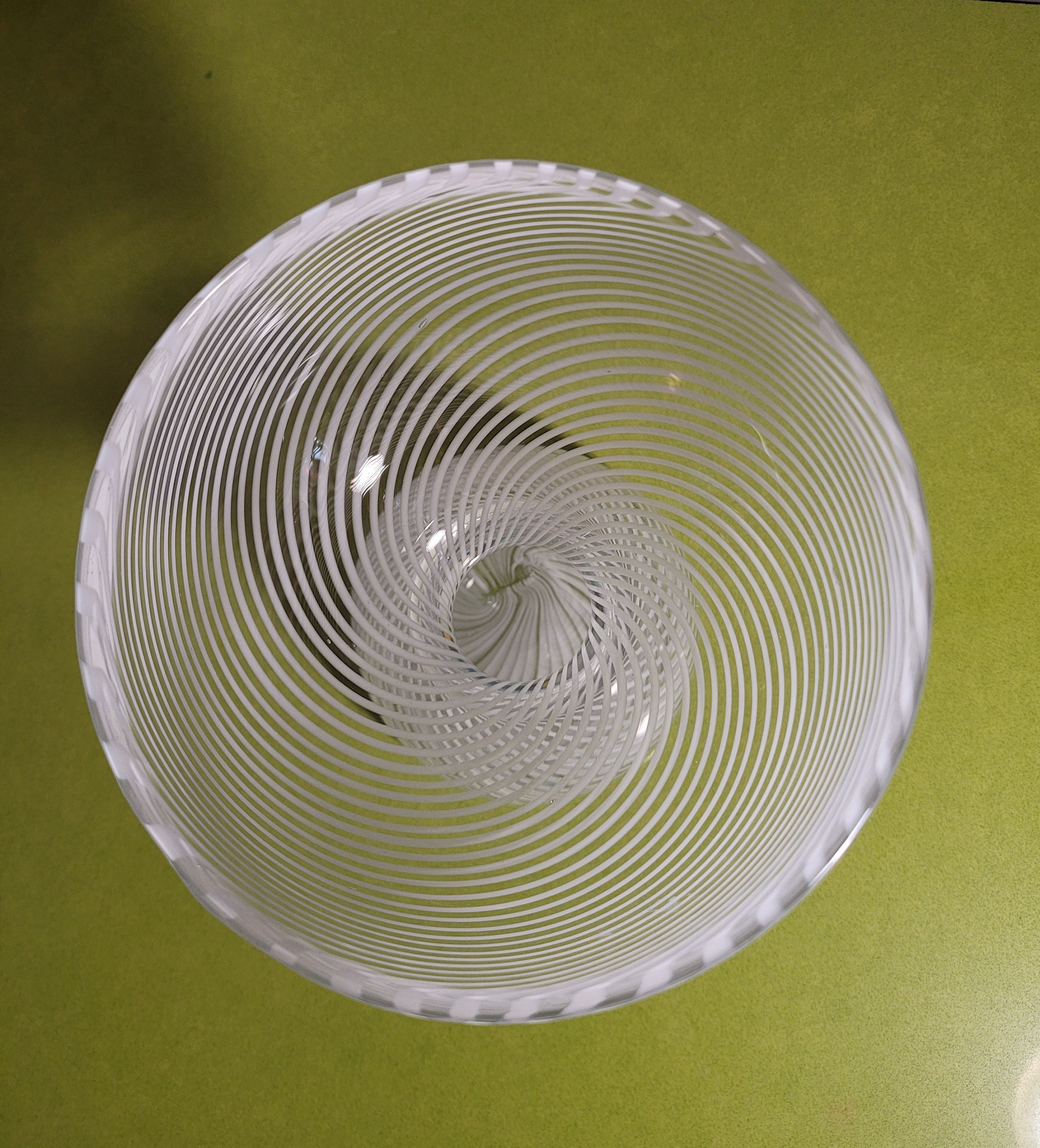 Mid-century, Mezza Filigrana, Swirled/lattice, Hand-blown, ART GLASS ...