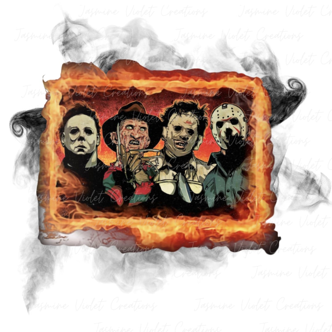 Horror Crew Digital Image Images PNG File Instant Download Freddy ...