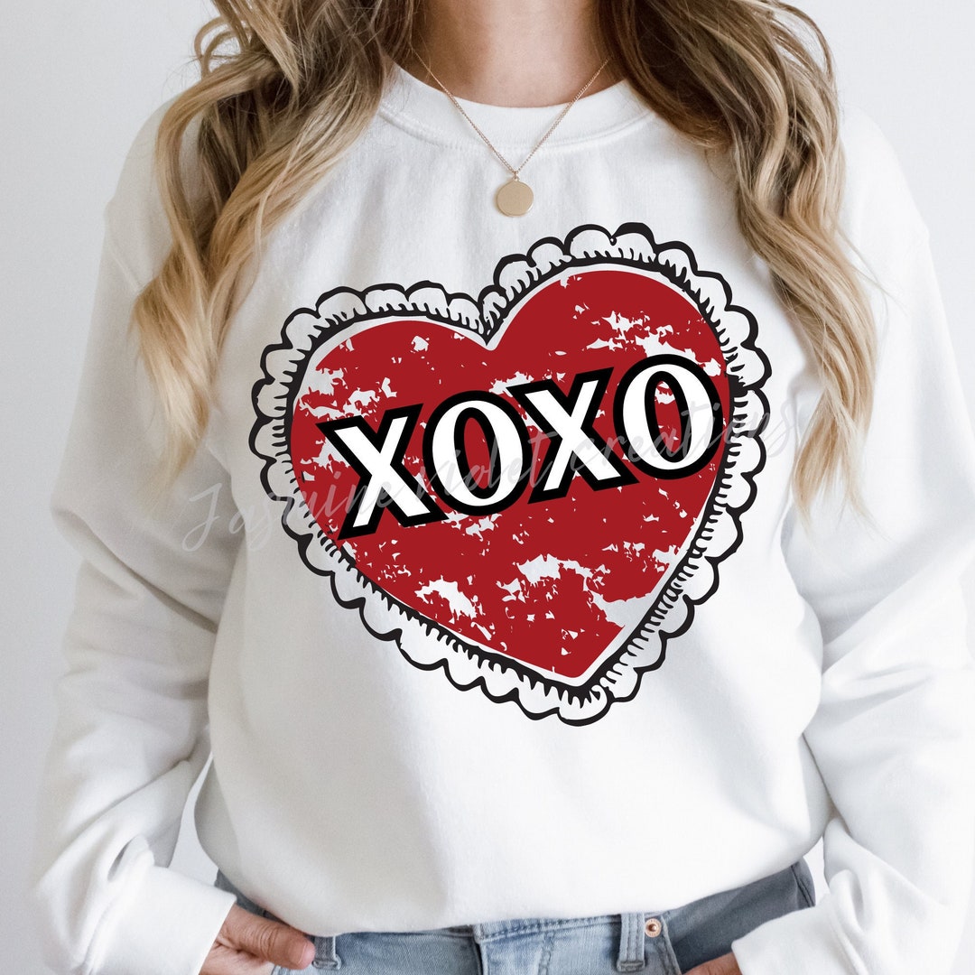 XOXO Heart- Digital Image - Images - PNG File - Instant Download ...