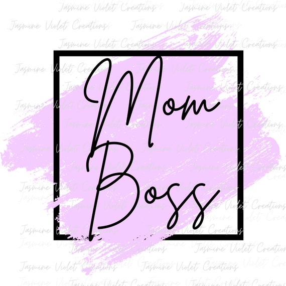 Mom Boss Digital Image Images PNG File instant | Etsy