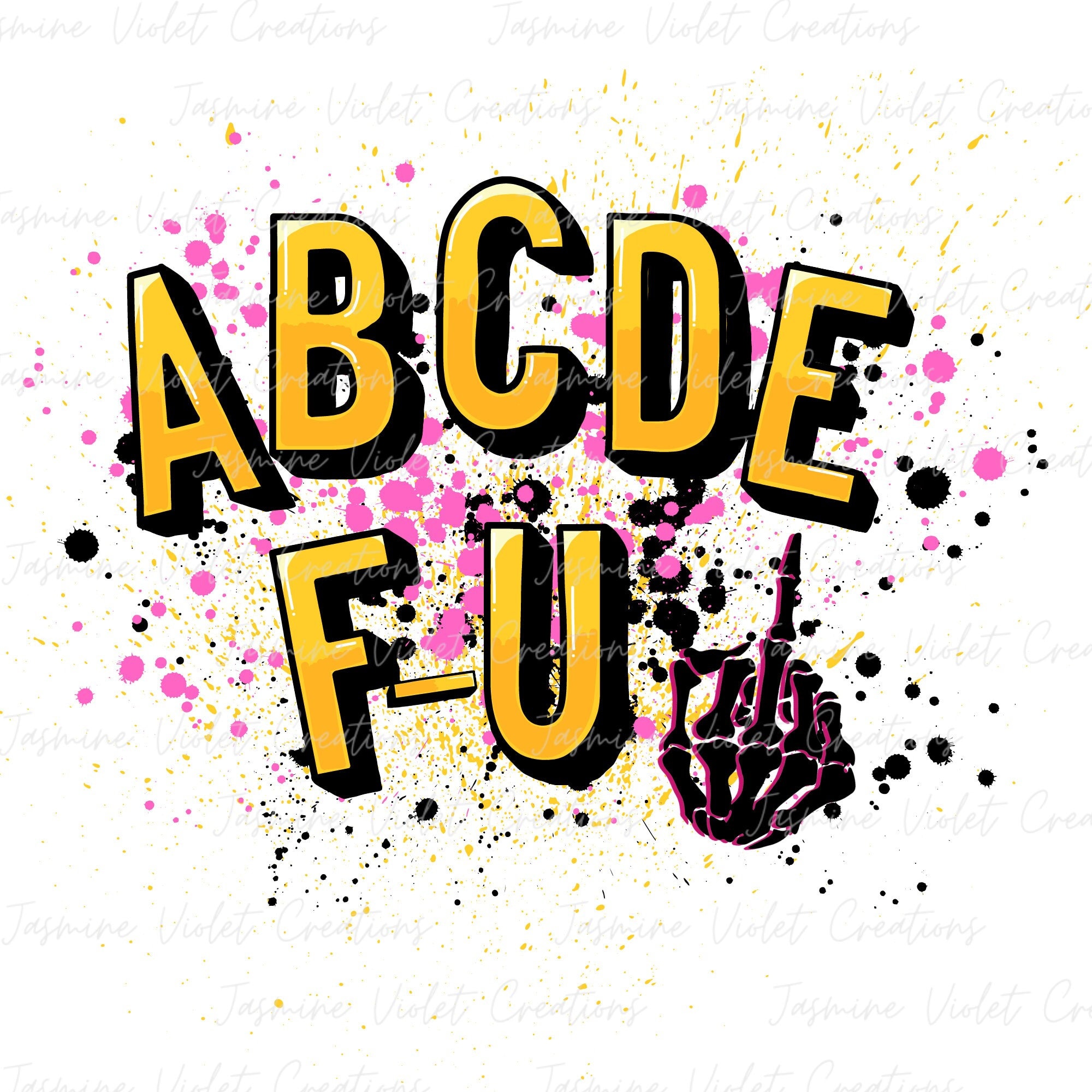 ABCDEFU - Digital Image - Images - PNG File - Instant Download ...