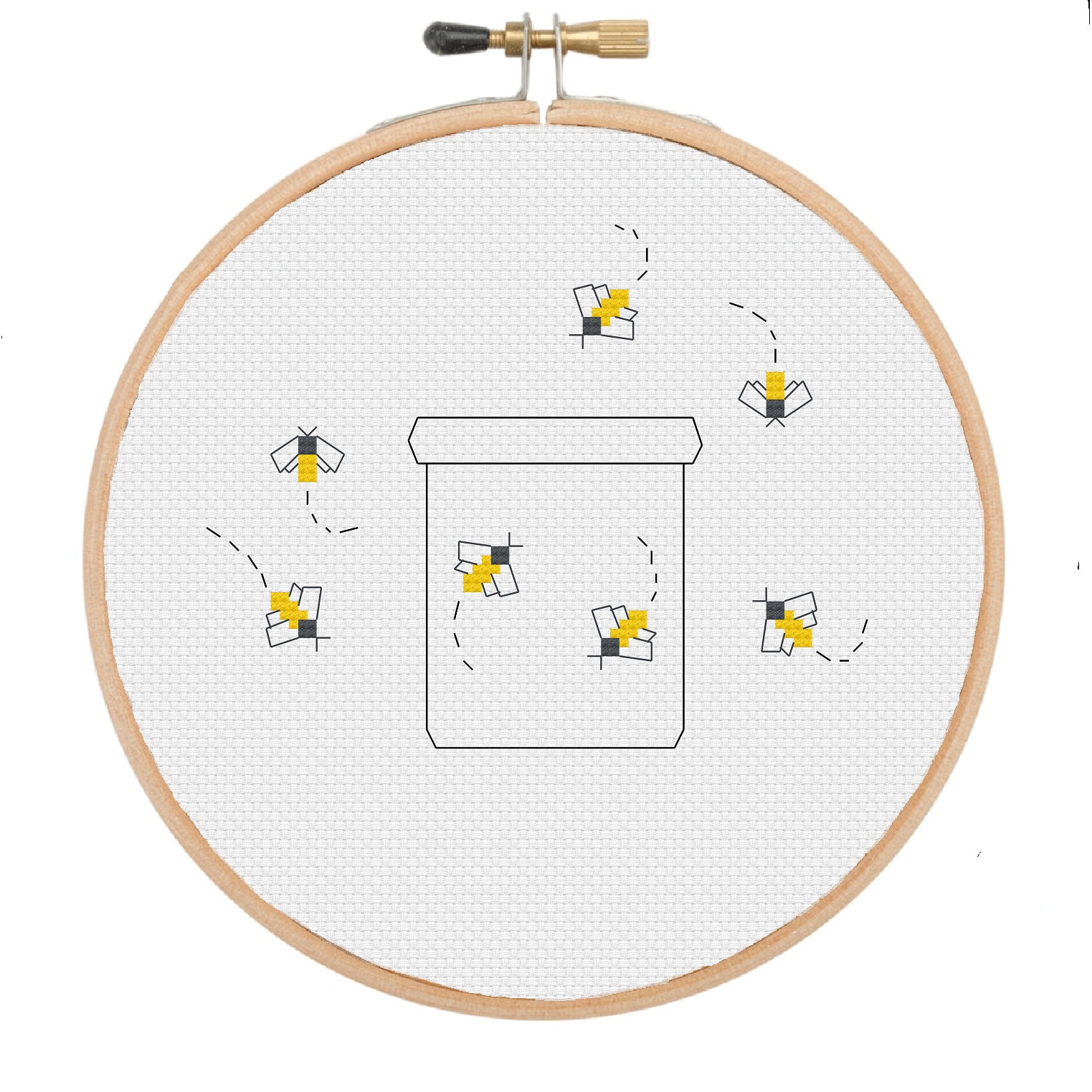 Fireflies Cross Stitch Pattern Pdf Firefly Cross Stitch - Etsy UK