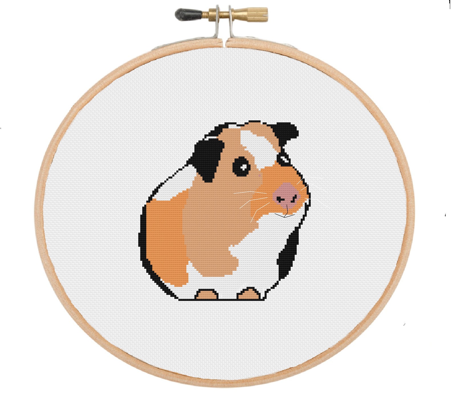 Guinea Pig Cross Stitch Pattern PDF Guinea Pig Cross Stitch - Etsy