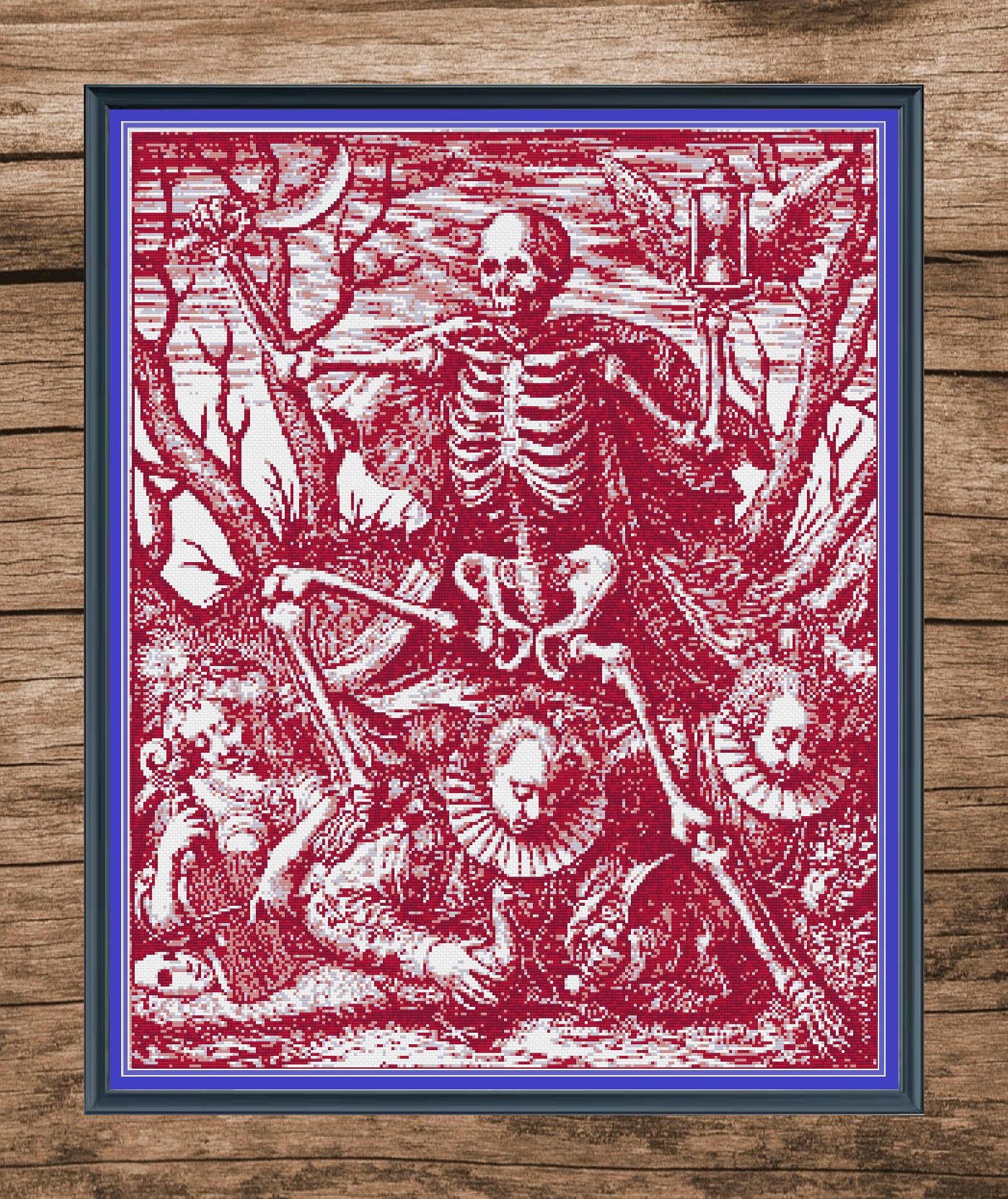 Memento Mori Skeleton Cross Stitch Pattern PDF Skeleton Cross - Etsy ...