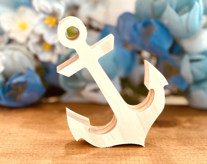 Miniature Dollhouse Beach Decor, Miniature Decorative Anchor - Etsy