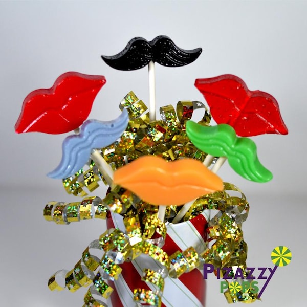 Mustache Lollipop - Etsy