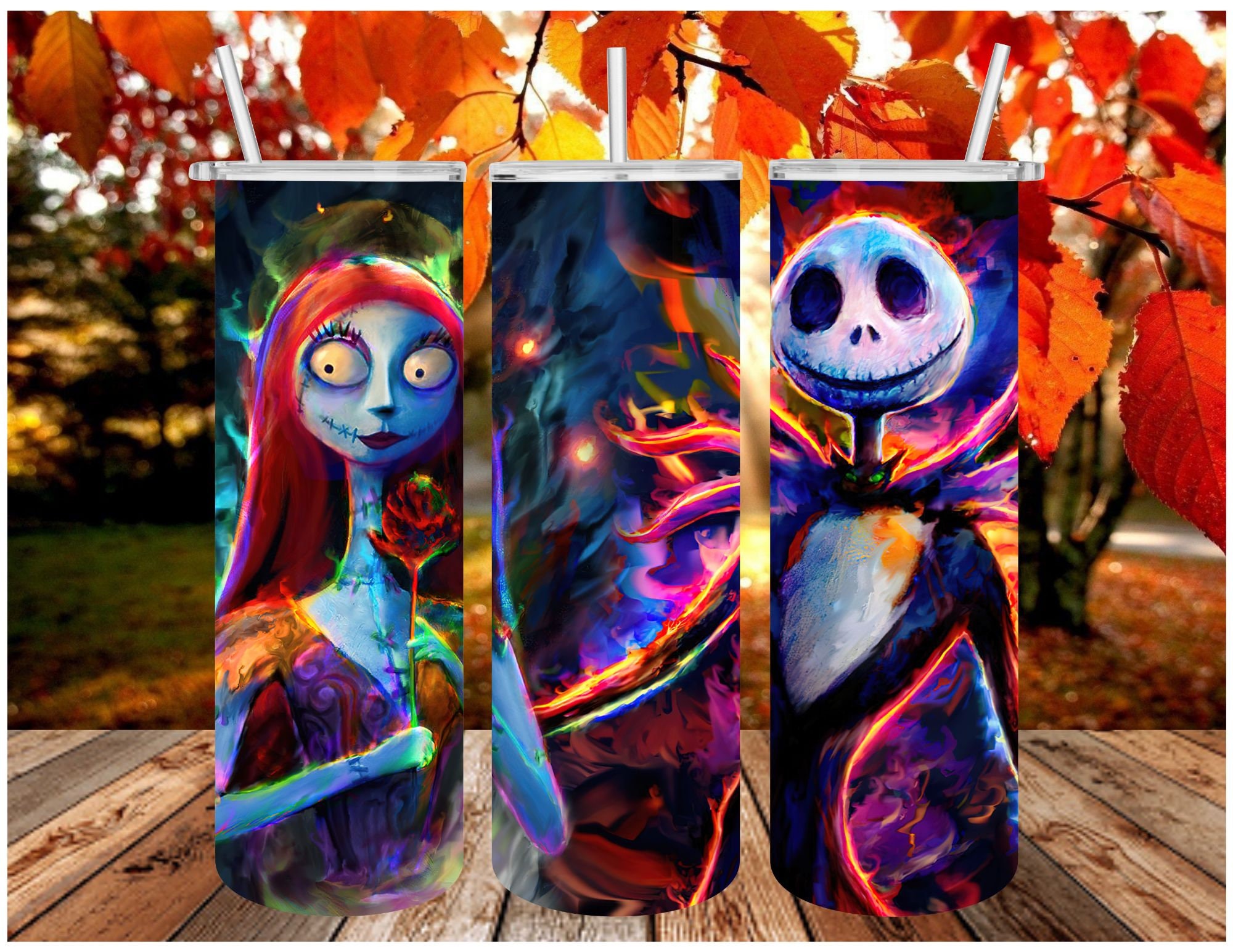 Jack And Sally Color Etsy