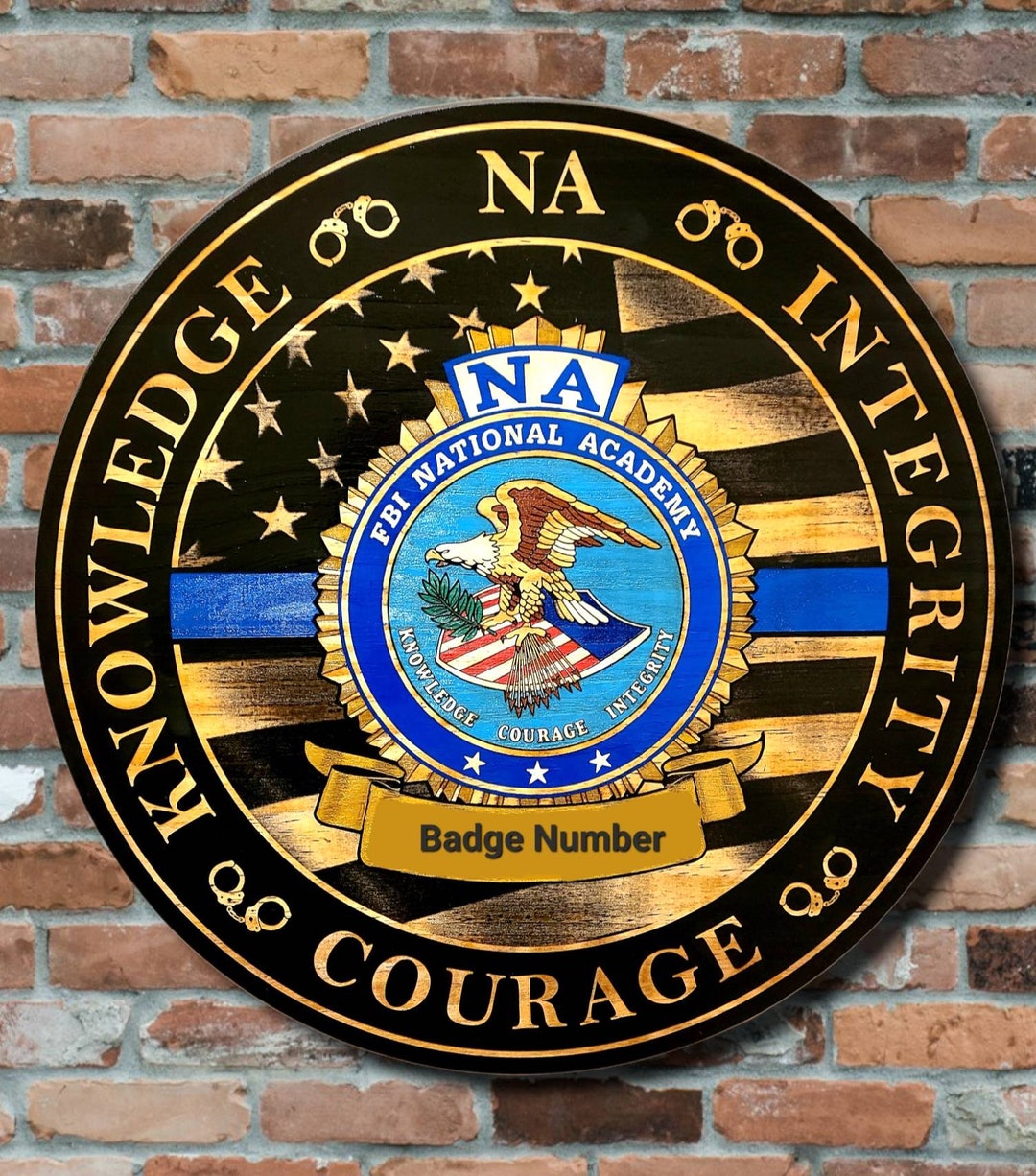 Custom Law Enforcement Sign, Custom Color Added, Sheriff's Office, Blue ...