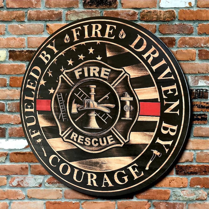 Firefighter Sign - Etsy