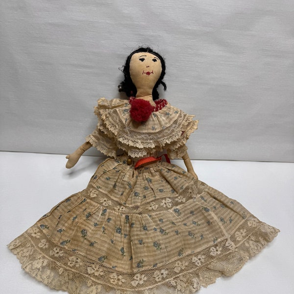 Folk Art Doll - Etsy