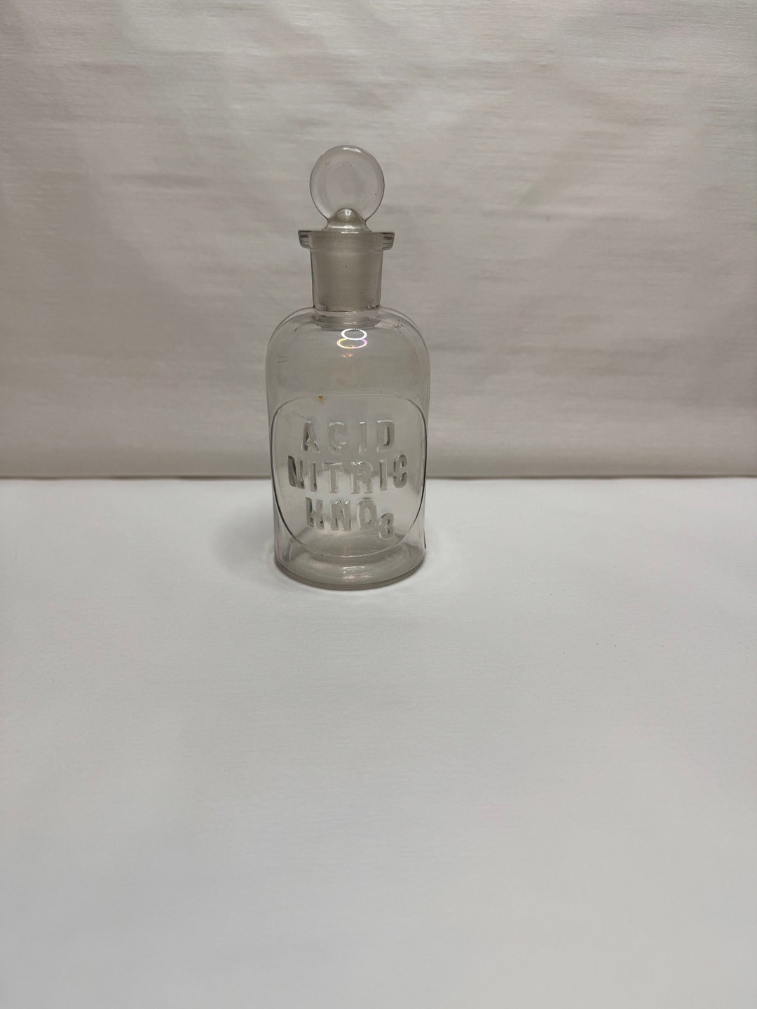 Vintage Acid Nitric HNO3 Apothecary Bottle - Etsy
