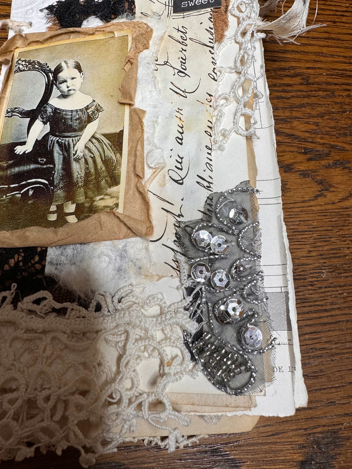 Mini Booklet Junk Journal- Flash Card Cover Vintage Books Paper - Etsy
