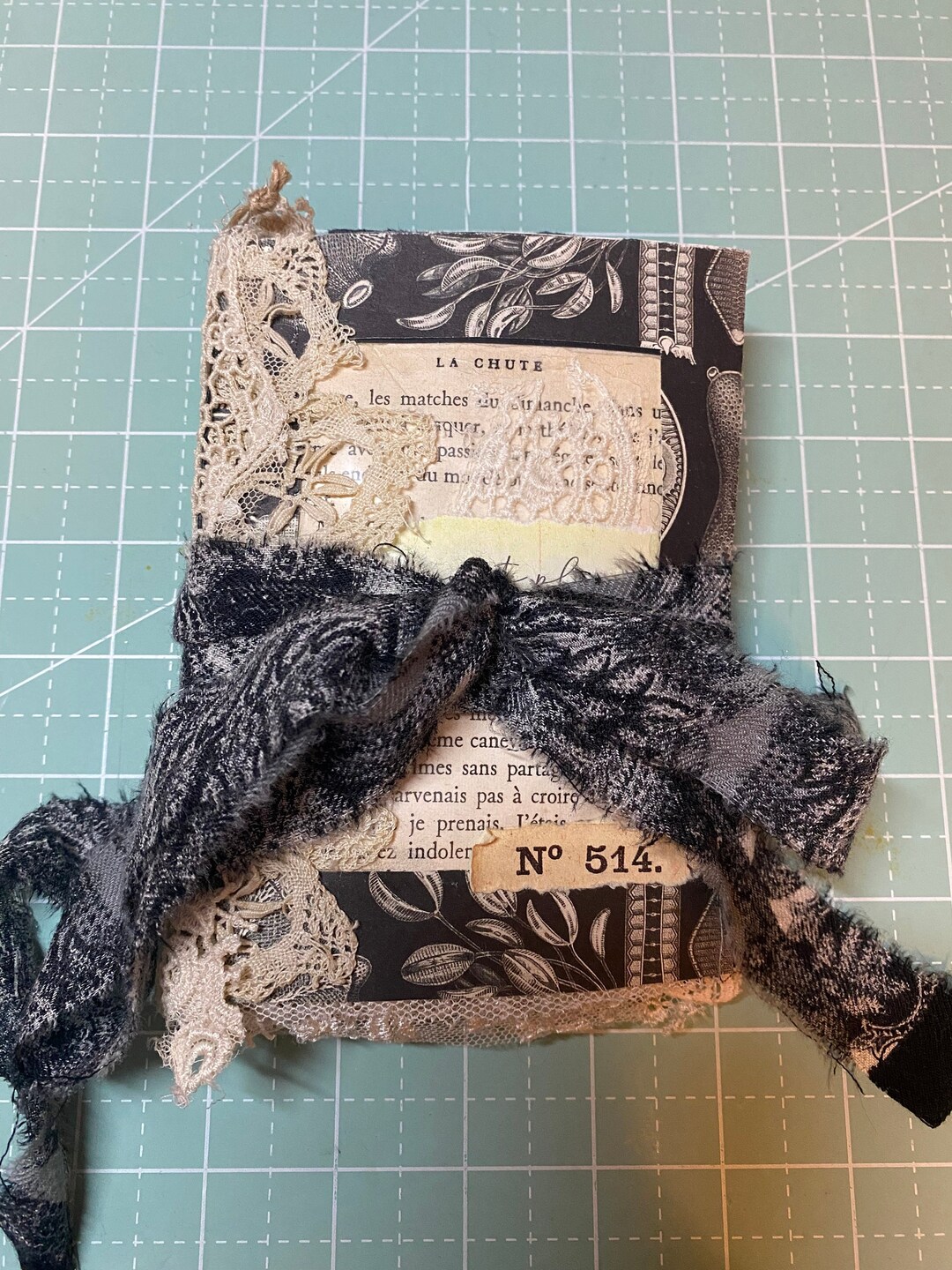Gift Box Junk Journal Vintage Paper Vintage Lace - Etsy