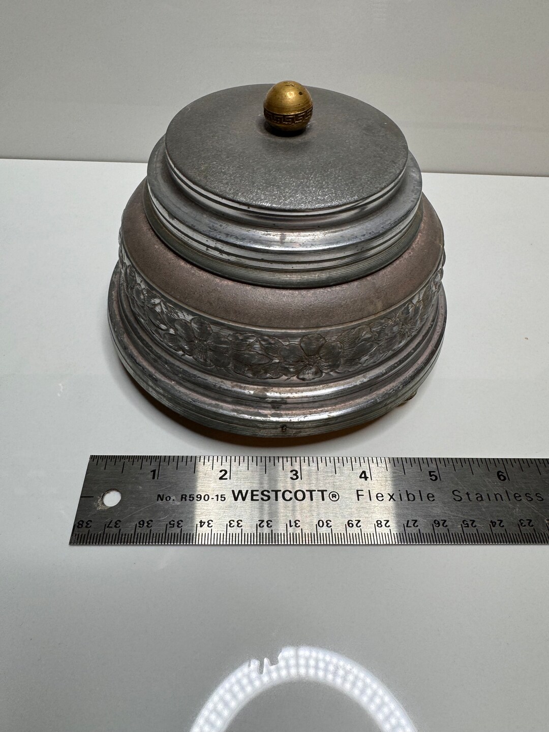 Vintage Musical Powder Puff Holder - Etsy