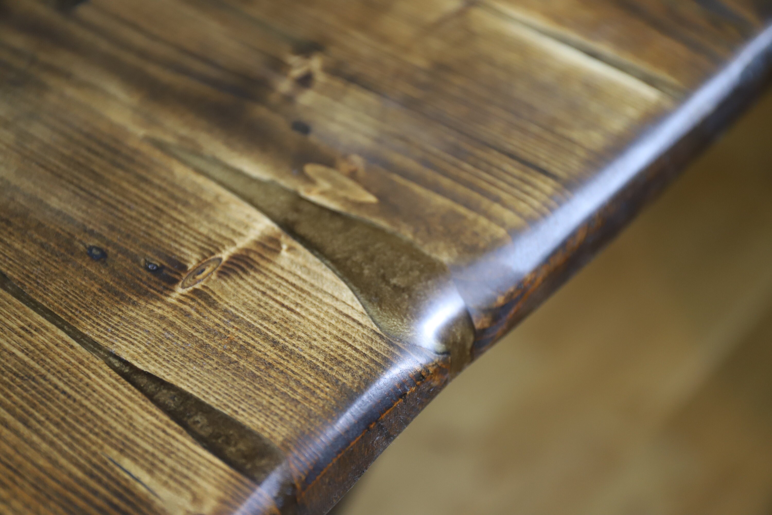 Rustic Dining Table Reclaimed Wood With Epoxy Resin Infills - Etsy