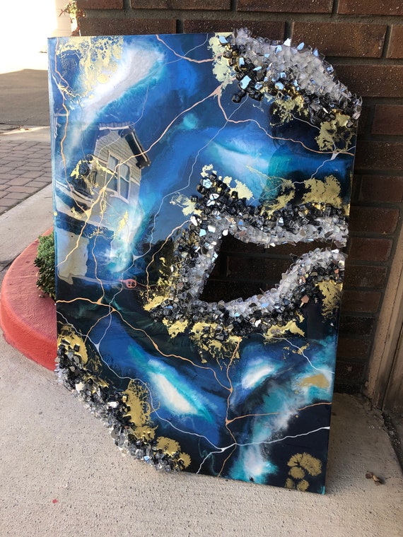 Custom Resin Wall Art Acrylic Art & Collectibles Painting etna.com.pe