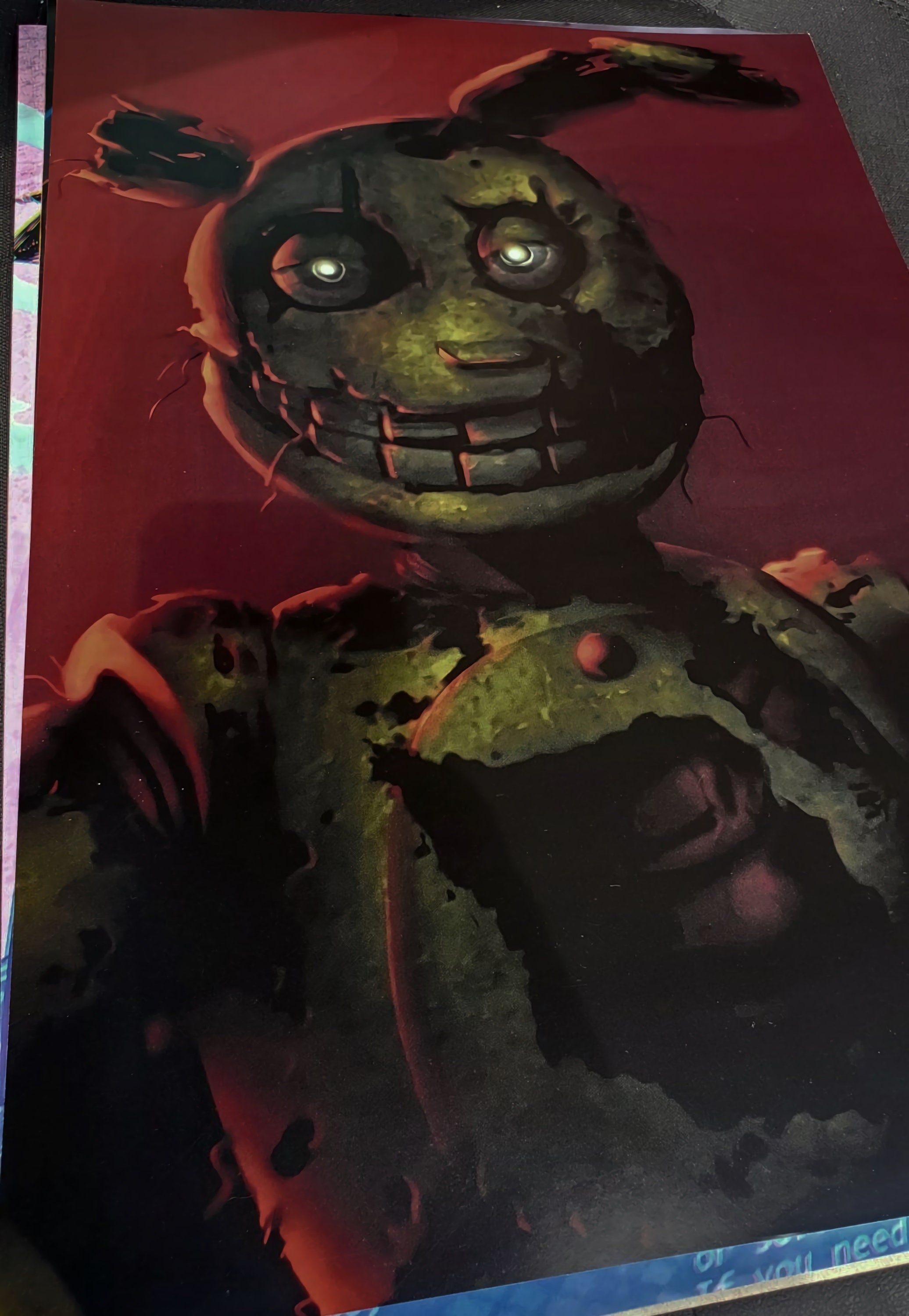FNAF Springtrap Poster Print - Etsy Singapore