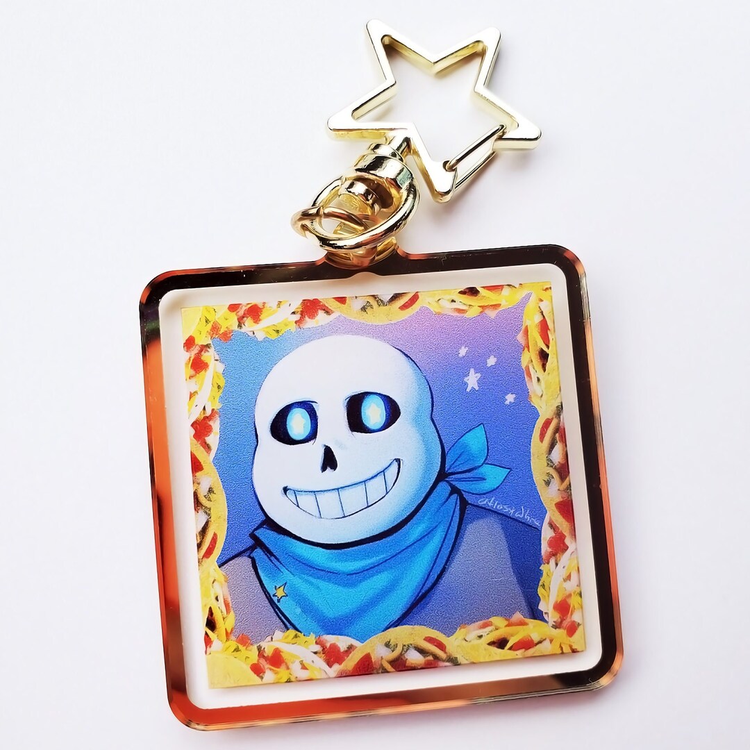 Underswap Sans Double Sided Acrylic Keychain - Etsy