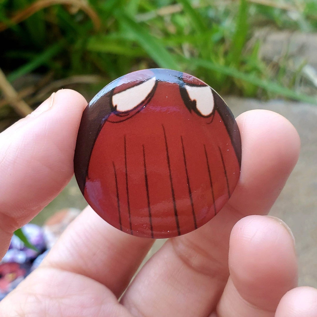 Red Guy DHMIS Pinback Button - Etsy