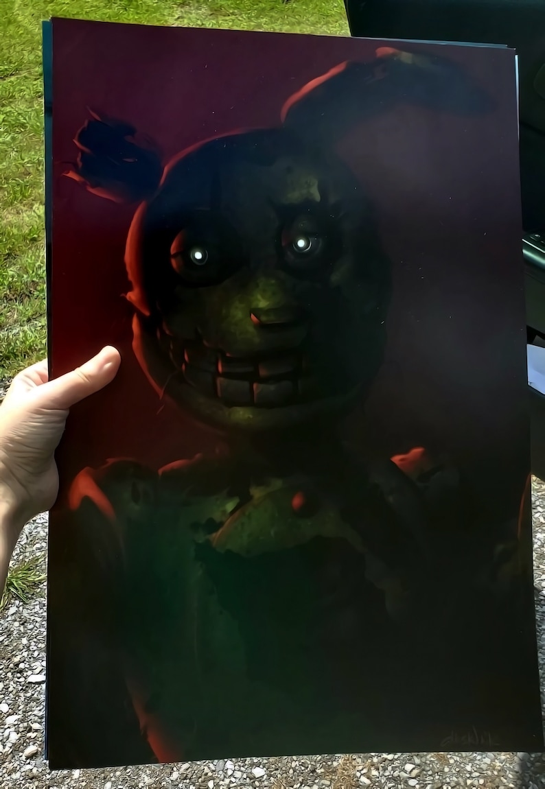 FNAF Springtrap Poster Print - Etsy