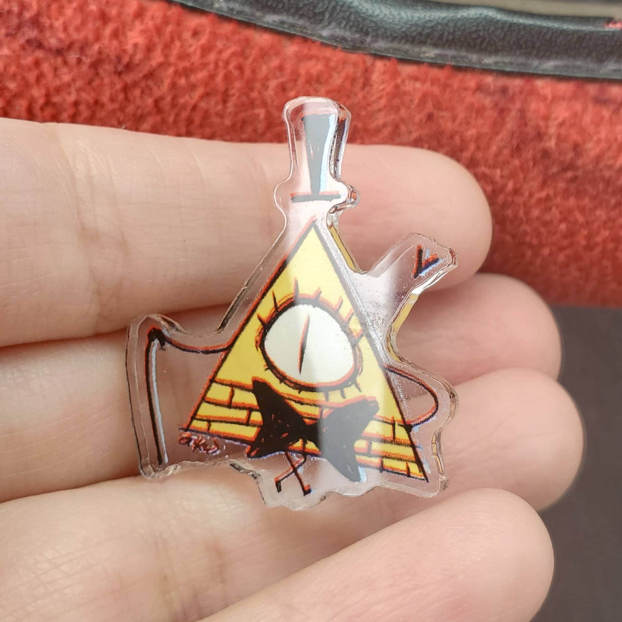 Bill Cipher Acrylic Pin - Etsy