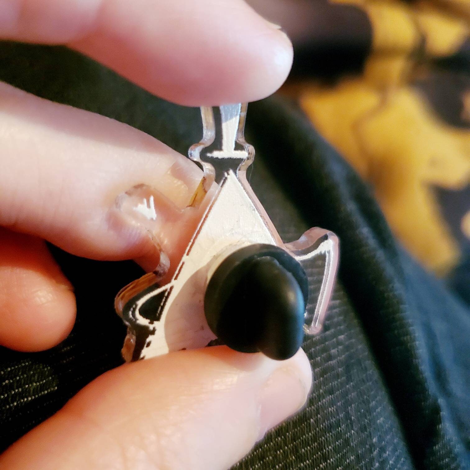 Bill Cipher Acrylic Pin - Etsy