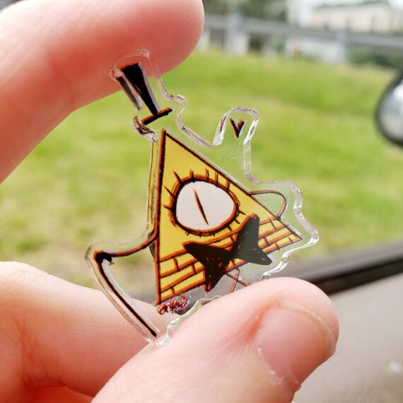 Bill Cipher Acrylic Pin - Etsy