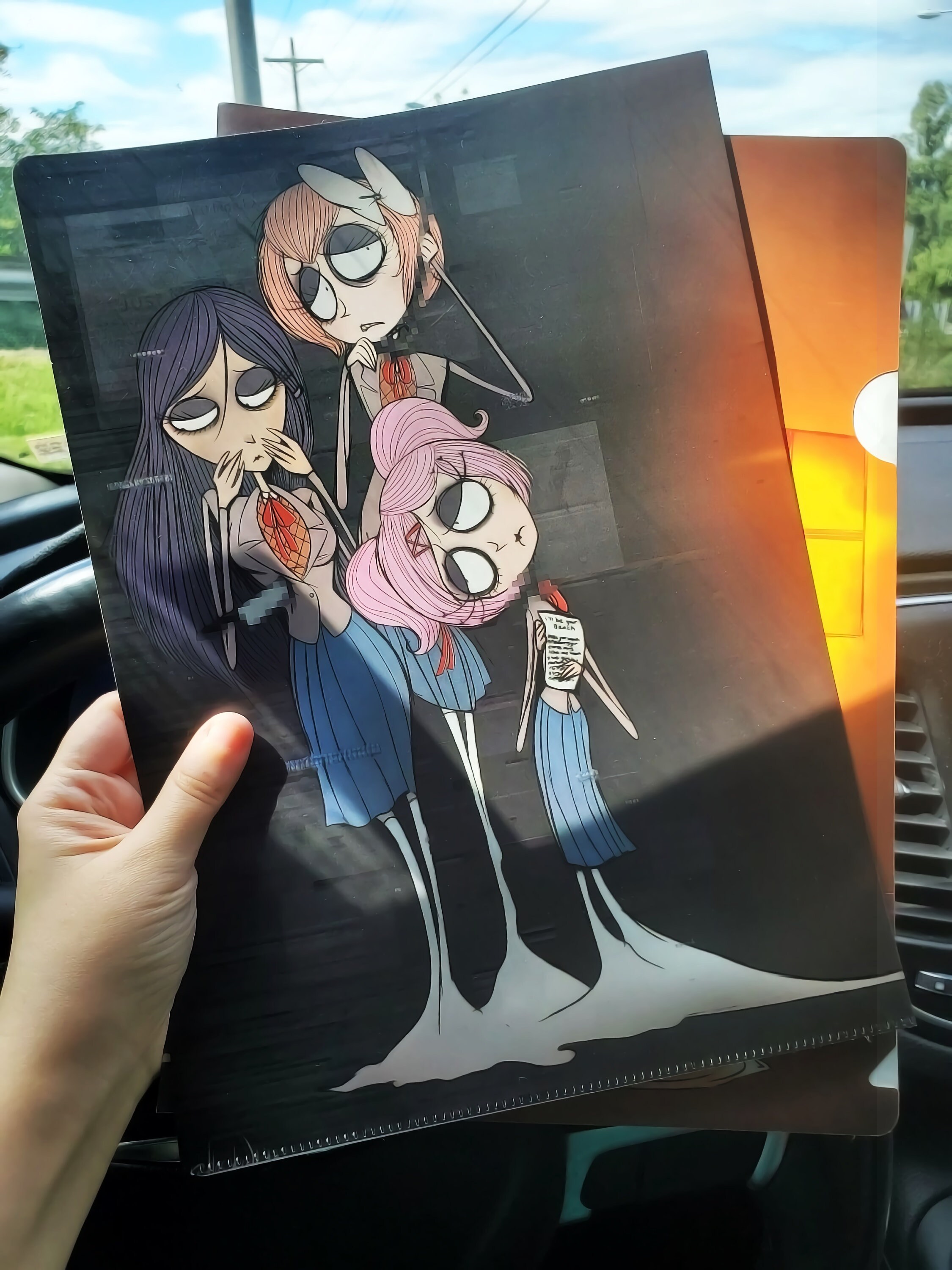 DDLC File Folder Double Sided - Etsy
