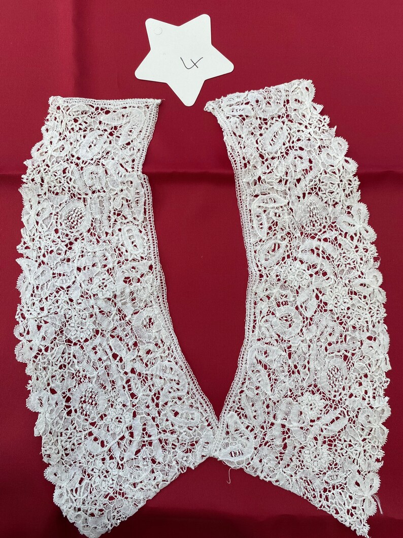 White Vintage Collars and Cuffs various - Etsy UK