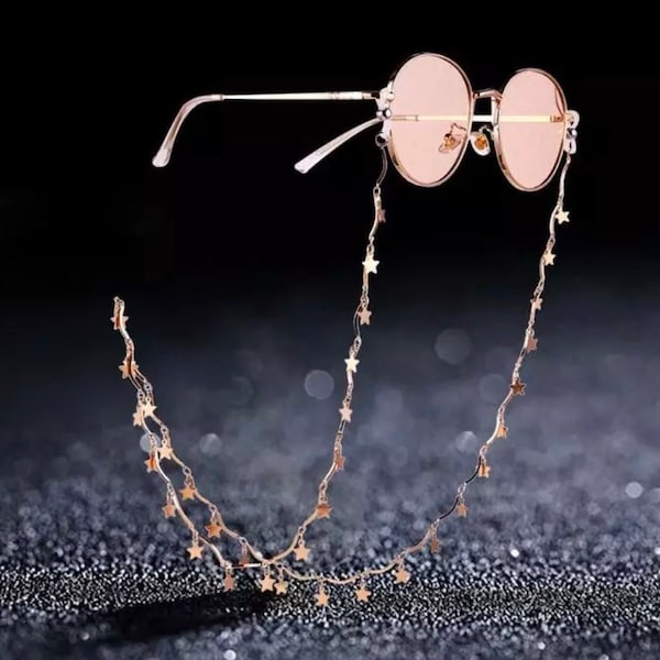 Gold Eyeglass Chain - Etsy