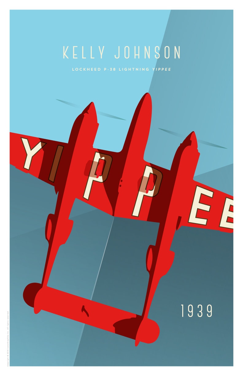Lockheed P-38 Lightning | by Clarence Leonard “kelly” Johnson | Pop Art ...