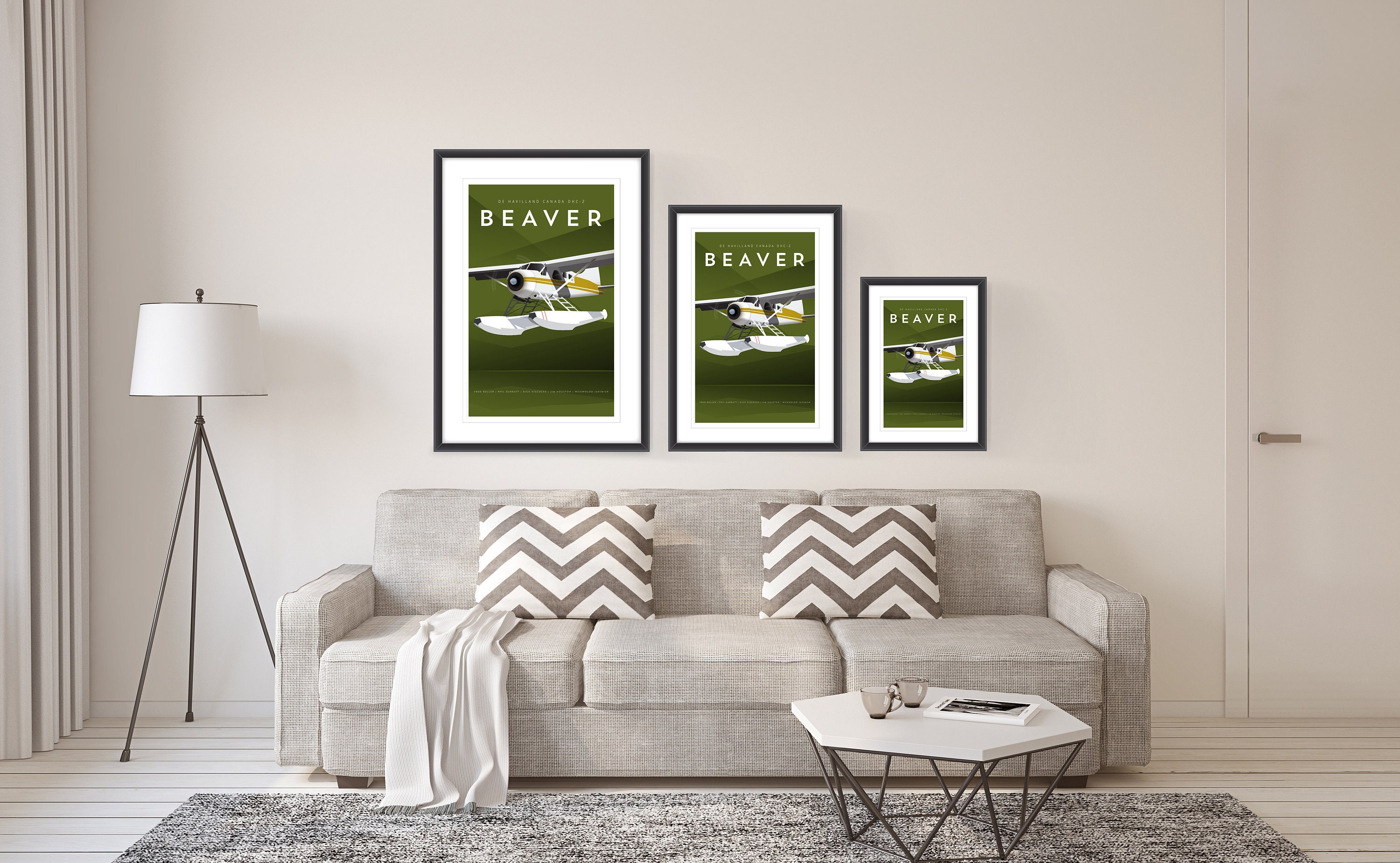 De Havilland Canada DHC-2 Beaver | by Phil Garratt and Team | Pop Art ...