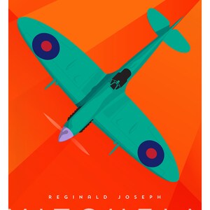 Supermarine Spitfire | by R. J. Mitchell | Pop Art Poster Print - Etsy ...