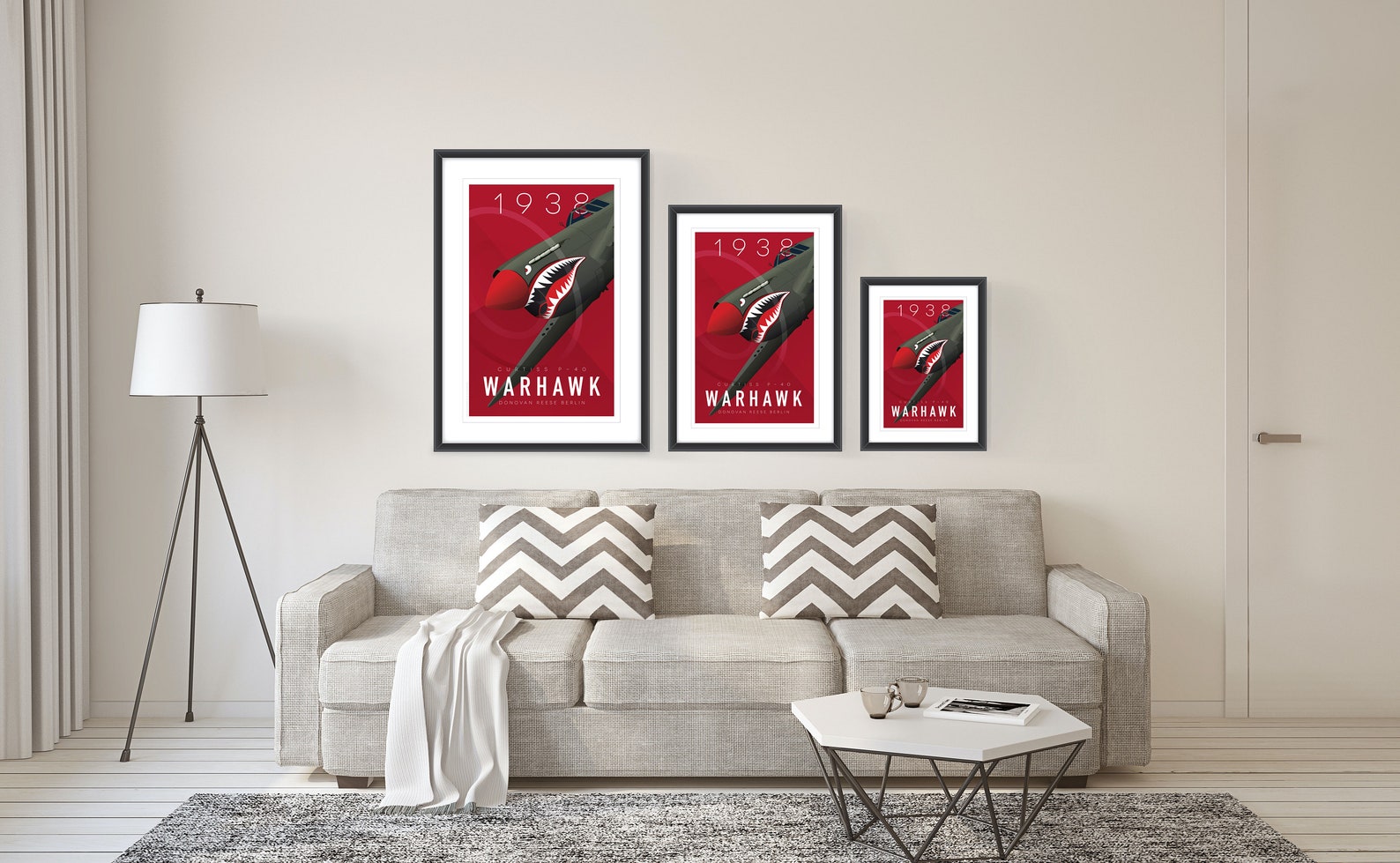 Curtiss P-40 Warhawk | by Donovan Reese Berlin | Pop Art Poster Print ...