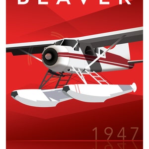 De Havilland Canada DHC-2 Beaver | by Phil Garratt and Team | Pop Art ...
