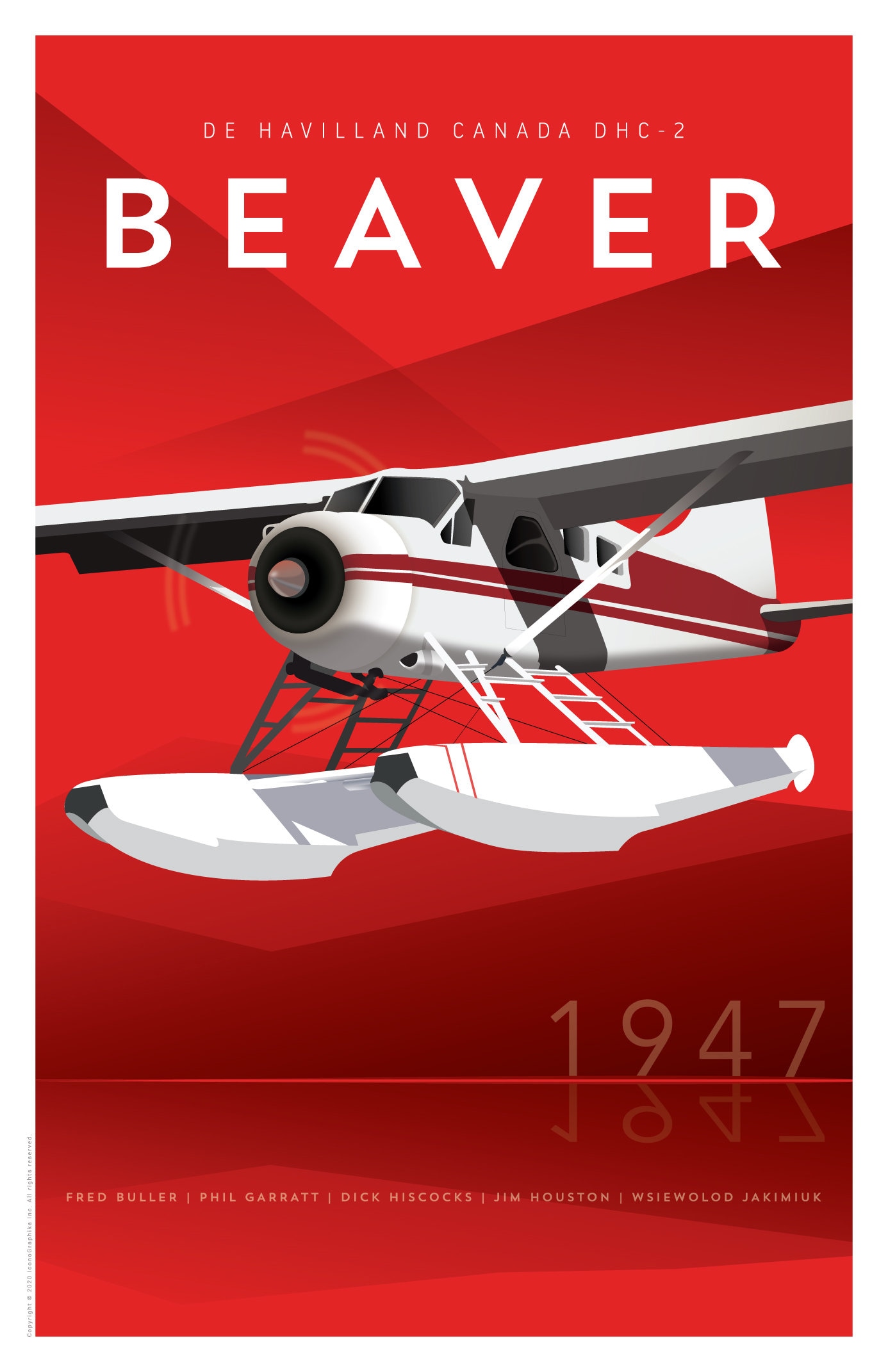 De Havilland Canada DHC-2 Beaver | by Phil Garratt and Team | Pop Art ...