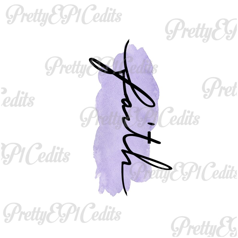 Faith Cross Watercolor, Printable Digital Image, PNG, JPG - Etsy