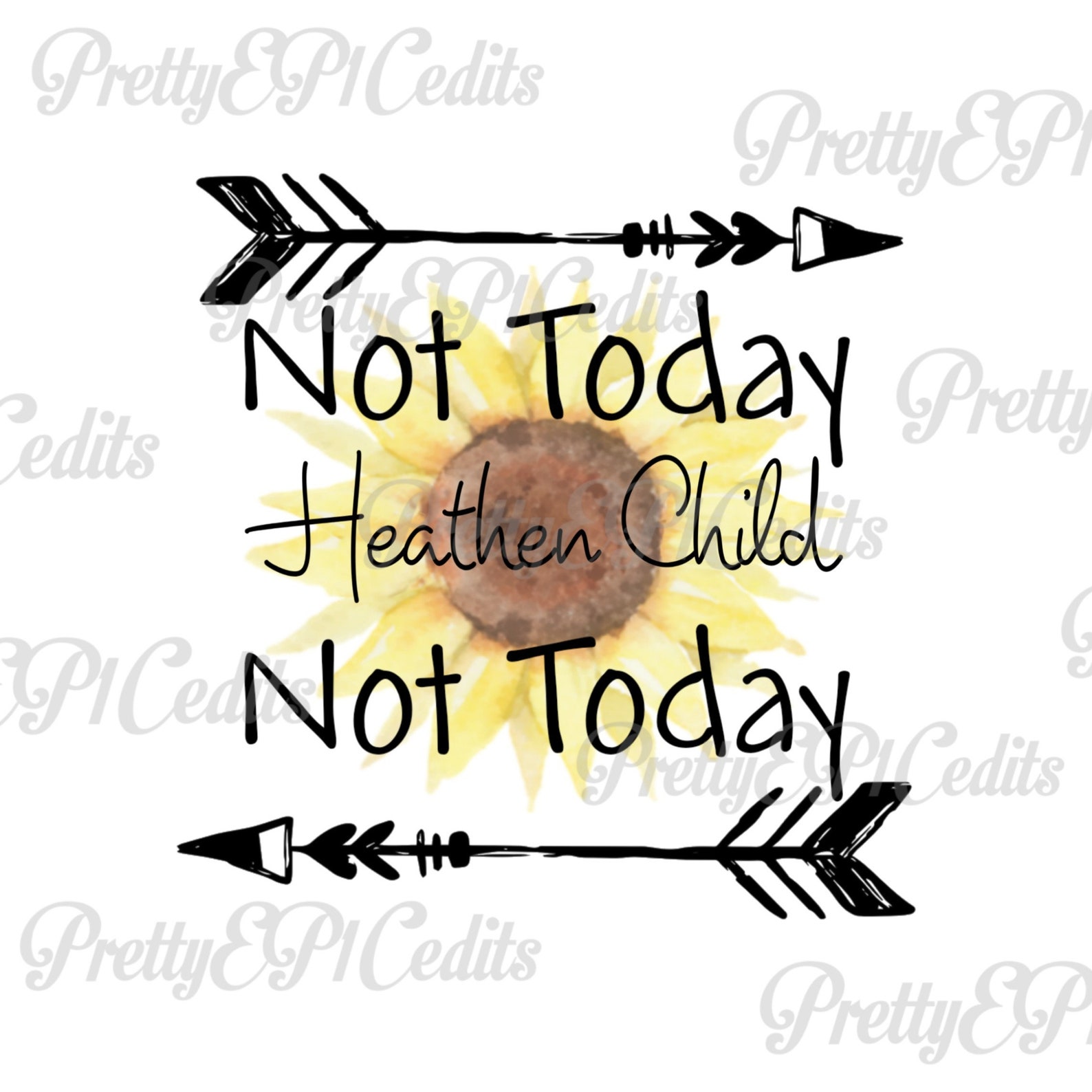 Boho Arrow 4 BUNDLE Not Today Heathen Child Funny Quotes - Etsy