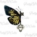 Butterfly Victorian Skeleton Key Vintage, PNG, Digital Download, Clip ...