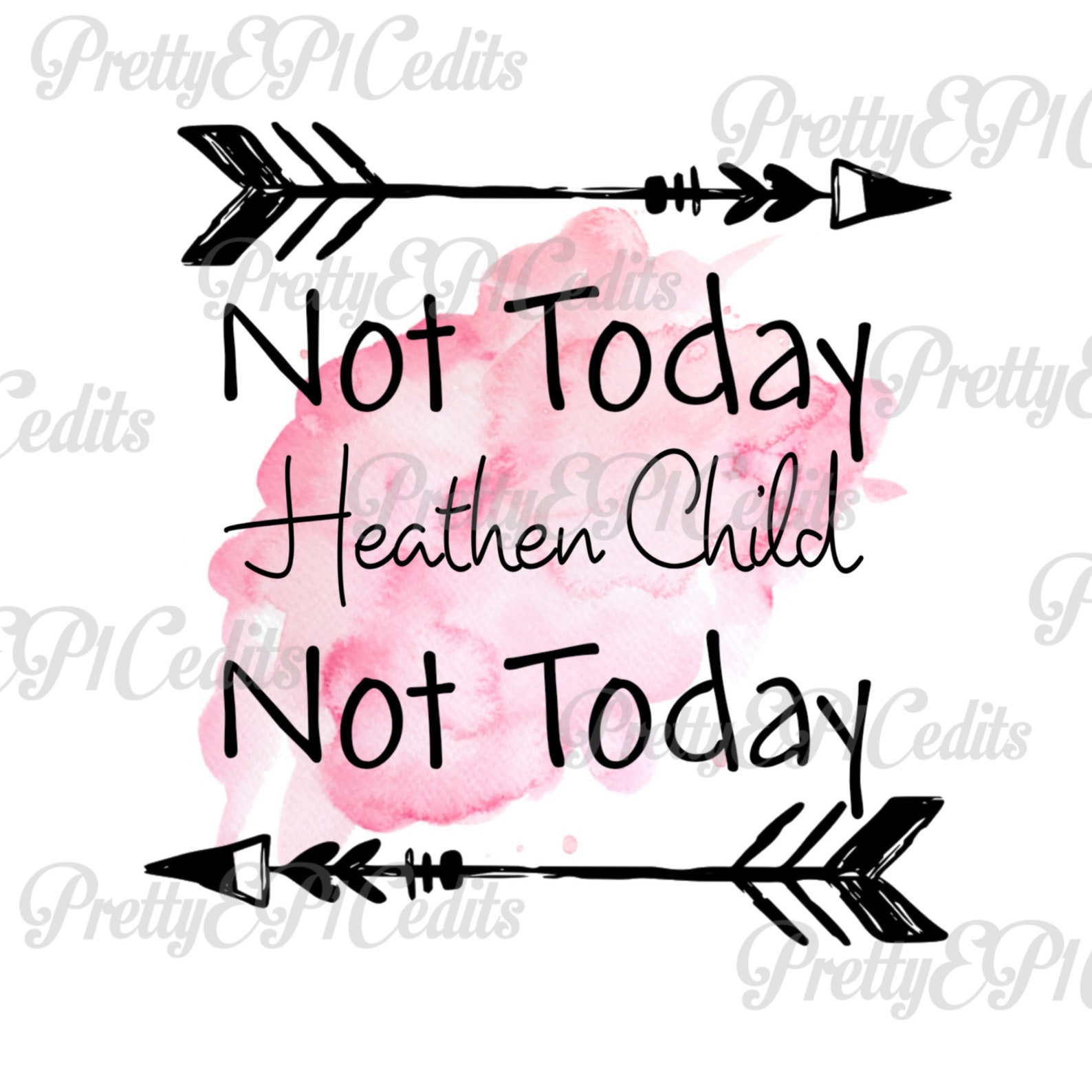 Boho Arrow 4 BUNDLE Not Today Heathen Child Funny Quotes | Etsy