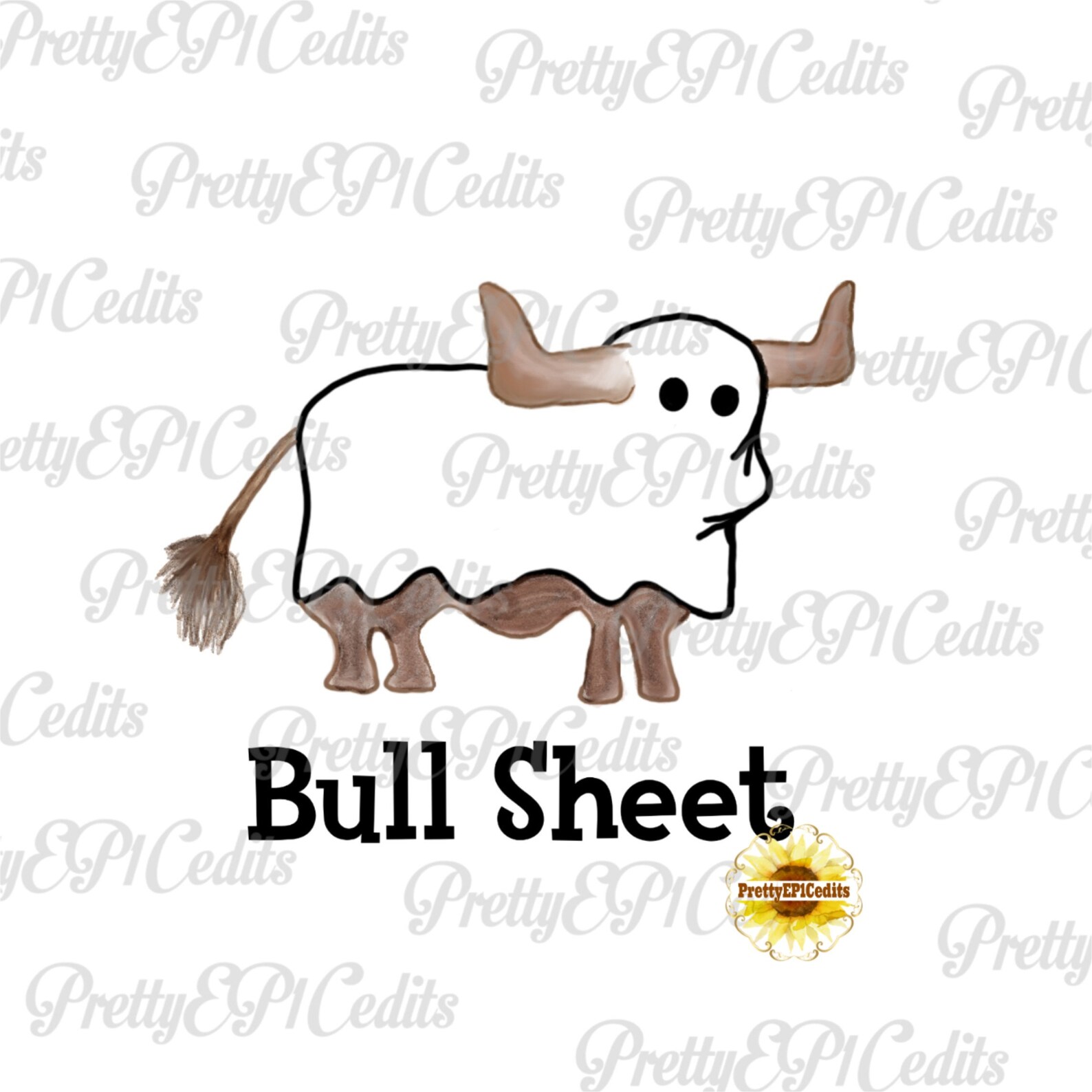Bull Sheet Halloween Design Halloween Cow Fall Design | Etsy