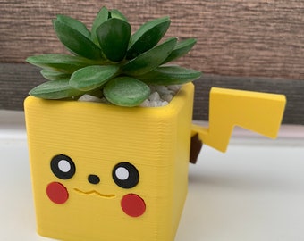 Pikachu 3d Planter - Etsy