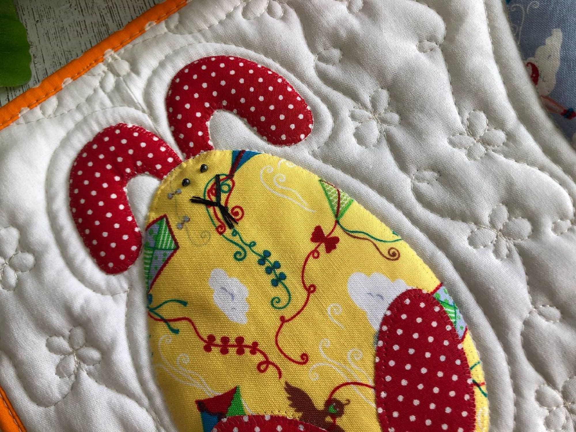 Quilted Easter Eggs-bunnies Table Runner Quilted Handmade - Etsy