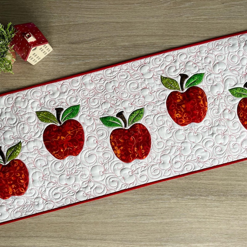 Apple Table Runner Patterns - Etsy