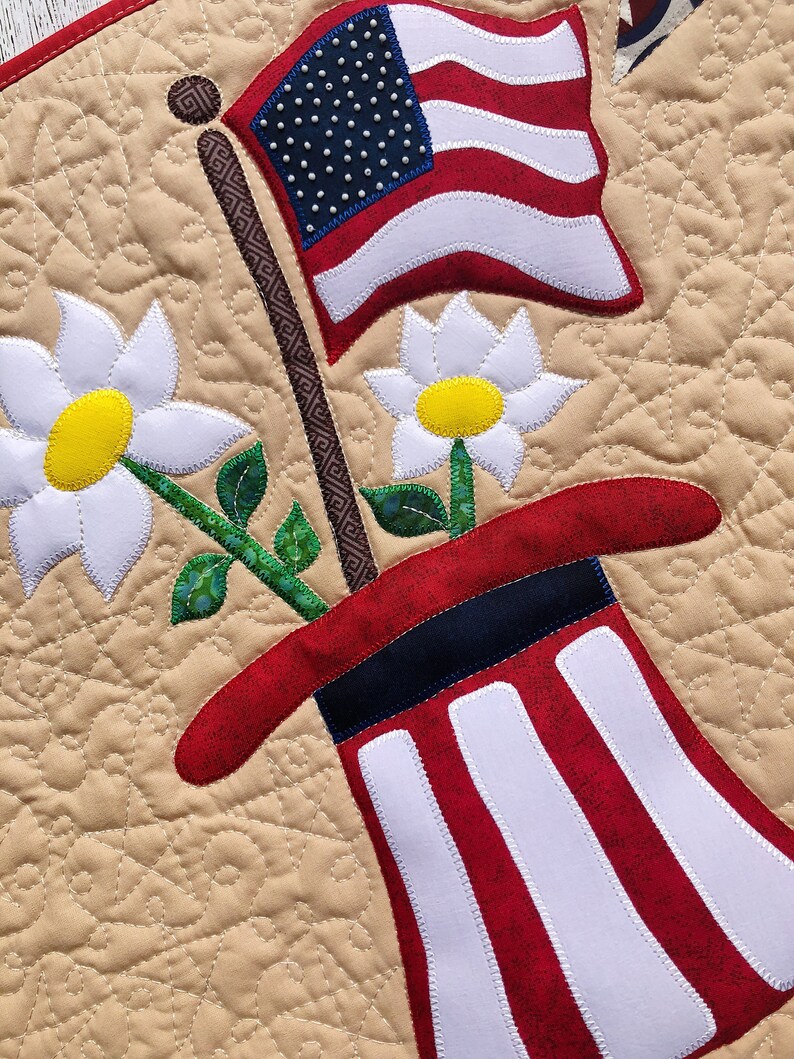 Independence Day Quilted Table Runner 4th of July Table - Etsy