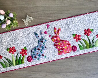Easter Bunny Table Runner - Etsy