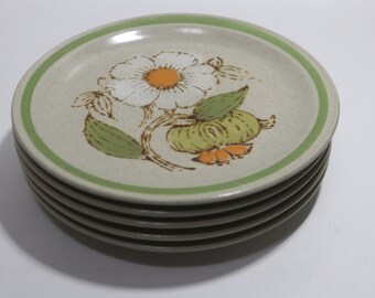 80s Floral Plates - Etsy