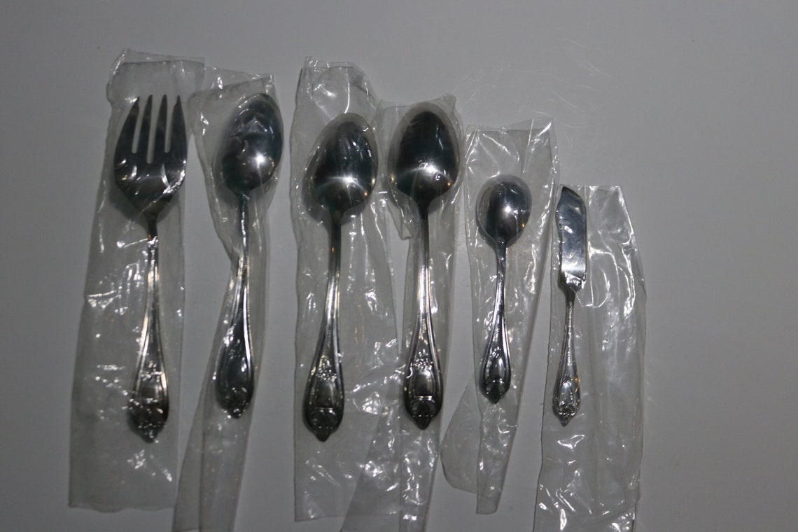 1847 Rogers Bros. EP Brass Old Colony Pattern Meat Fork | Etsy