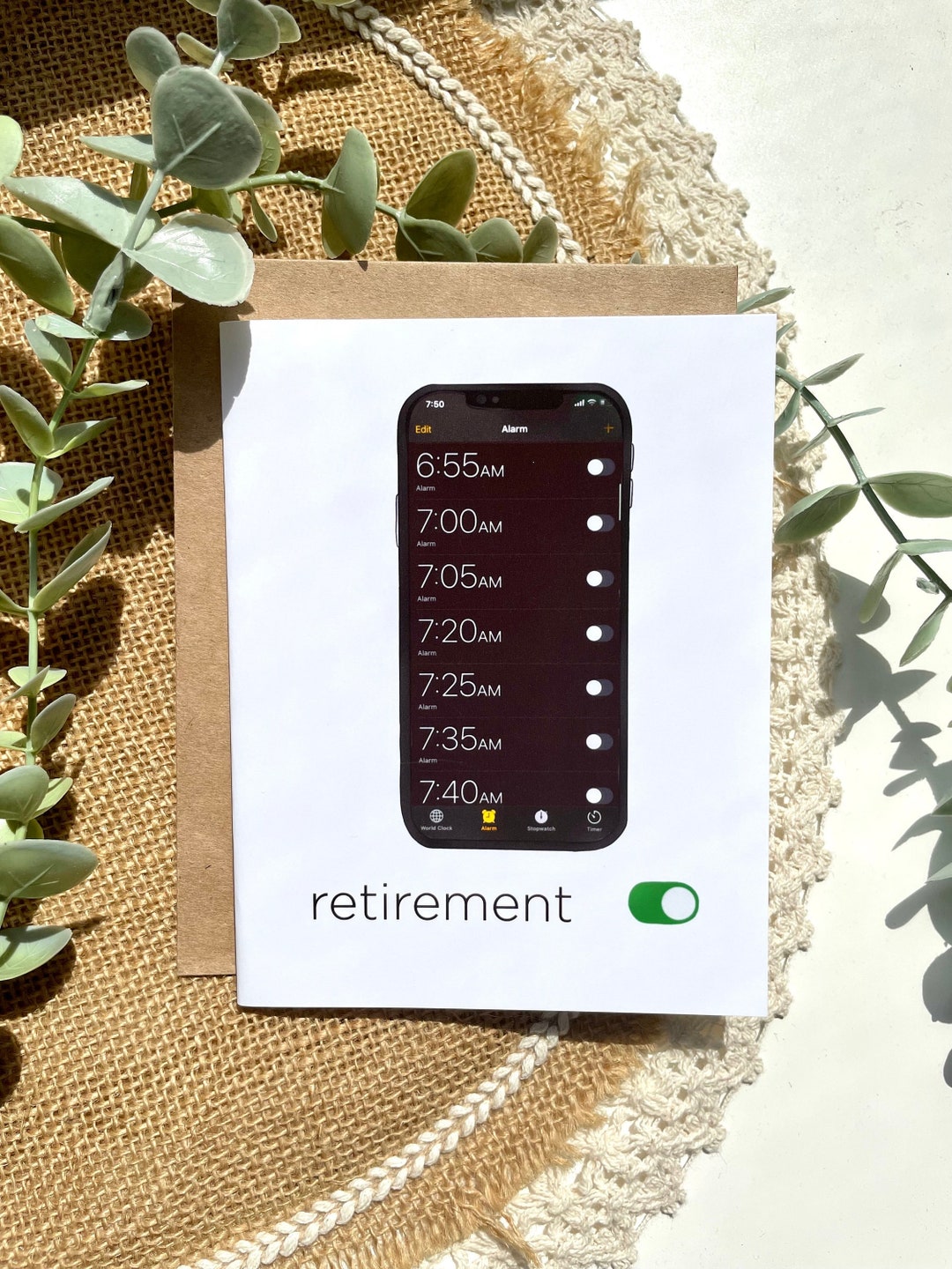 Retirement | Retire | Modern | Phone | Congrats | Congratulations ...