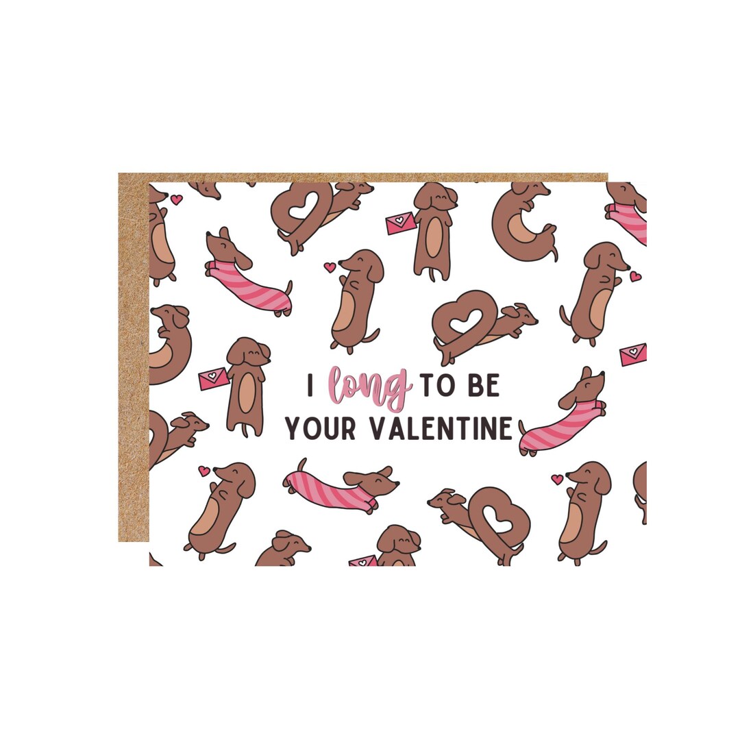 Be-long Together Dog Weiner Dog Dog Weiner Dog Card Dachshund Card Love ...